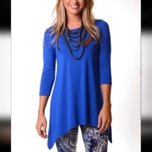 Lbisse | Tops | Royal Shark Bite Tunic New | Poshmark